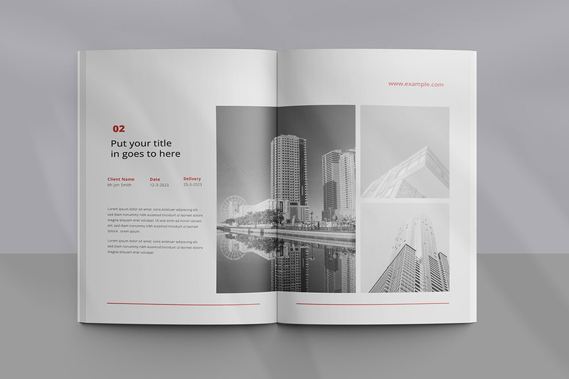 Clean and Simple Portfolio Layout Design - TemplateMonster