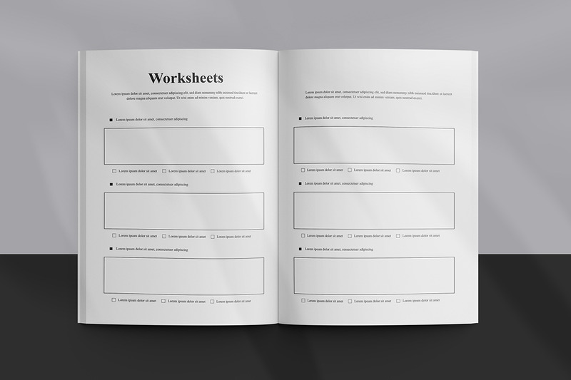 Course Workbook Magazine Layout #345056 - TemplateMonster