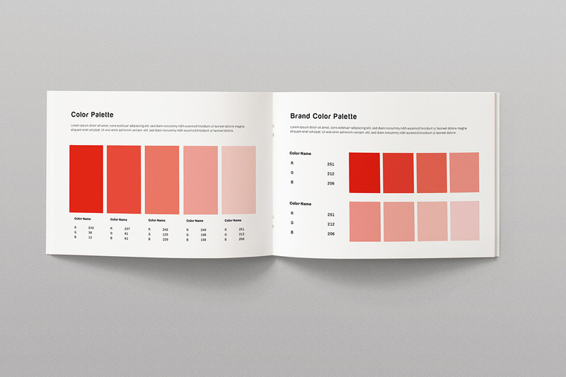 Modern Brand Guidelines Template Design - TemplateMonster