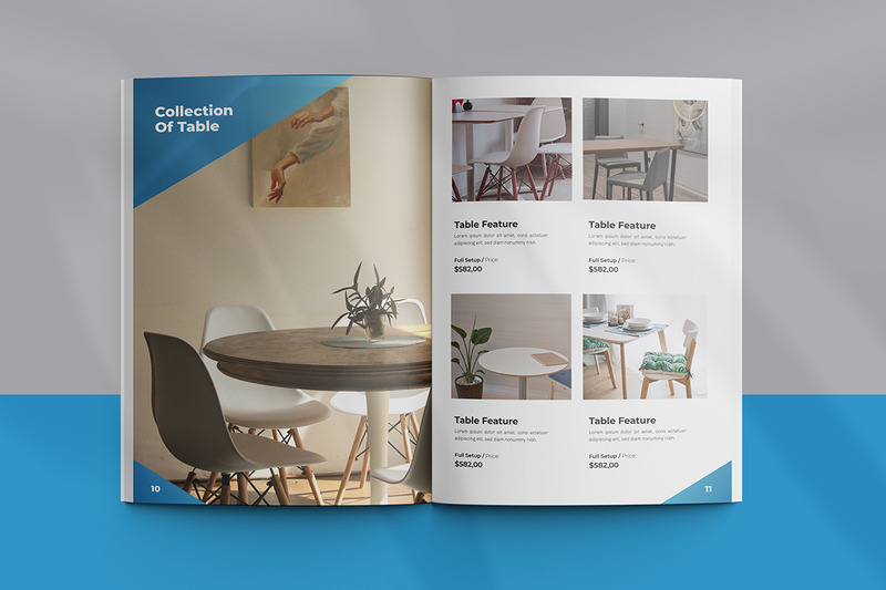 Product Catalog Layout Template Design and Catalogue