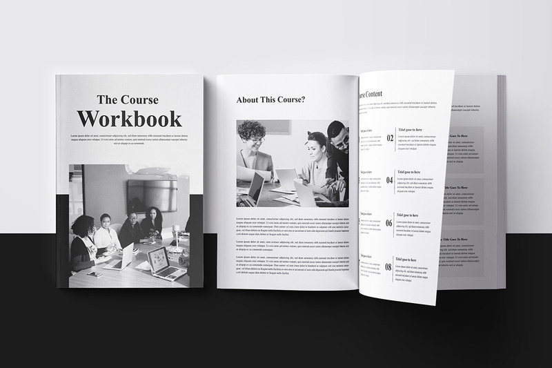 Course Workbook and Workbook Magazine - TemplateMonster
