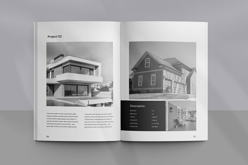 Modern Company Portfolio Template Design - TemplateMonster