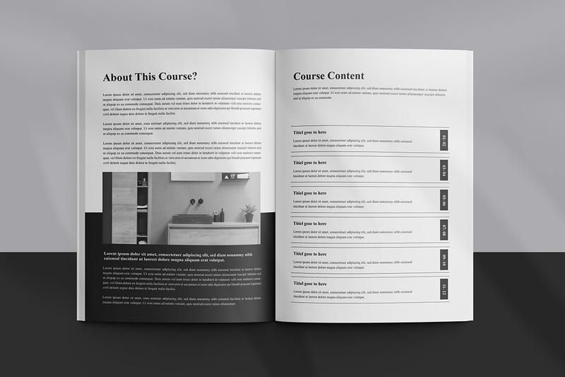Course Workbook Layout Template 345057 Templatemonster