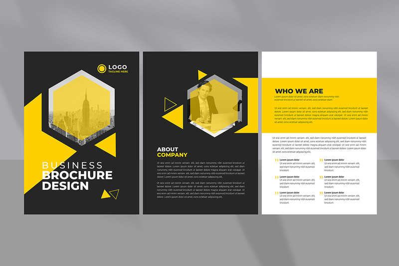 Business Brochure Template and corporate brochure template design