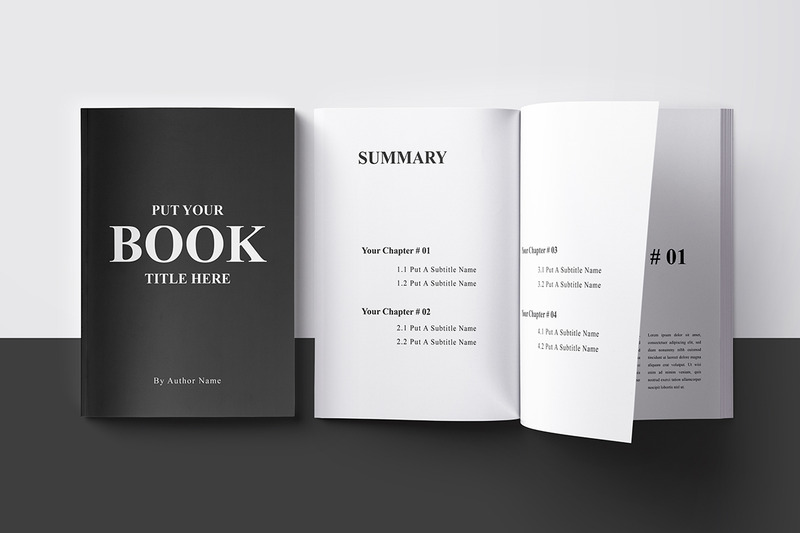 Modern Book Template Design #335875 - TemplateMonster