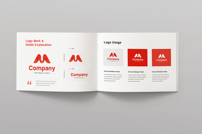 Brand Guidelines Template and Logo Brand Guidelines Design