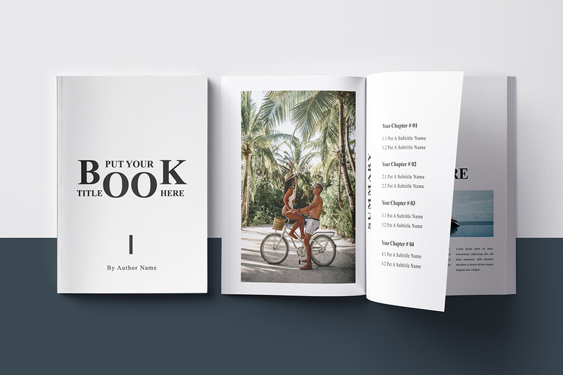 Book Layout Black and white #335874 - TemplateMonster