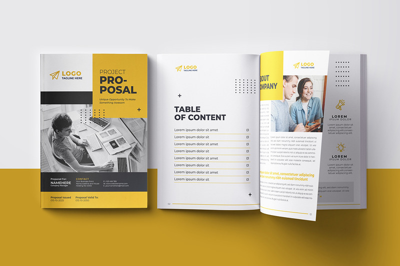 Modern Project Proposal Template #335916 - TemplateMonster