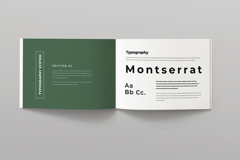 Brand Guideline Template and Landscape Brand Guideline