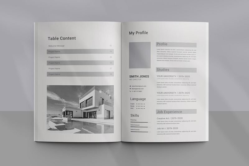 Creative Architecture Portfolio Template - TemplateMonster