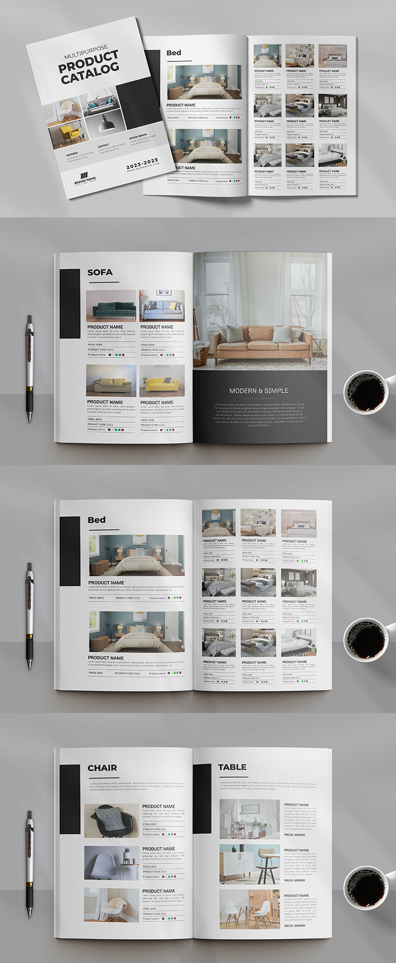 Furniture Catalog or Multipurpose catalog - TemplateMonster