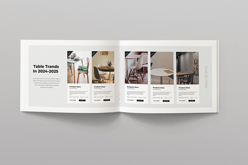 Furniture Landscape Product Catalog Template