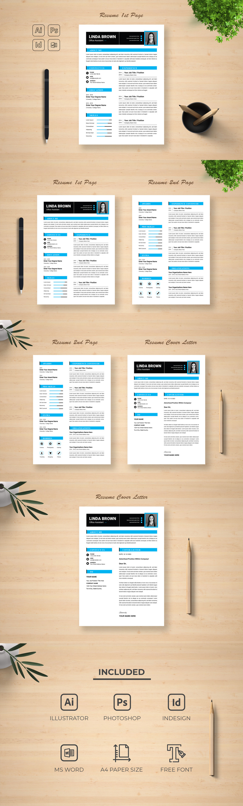 Creative Resume Design / CV Template - TemplateMonster