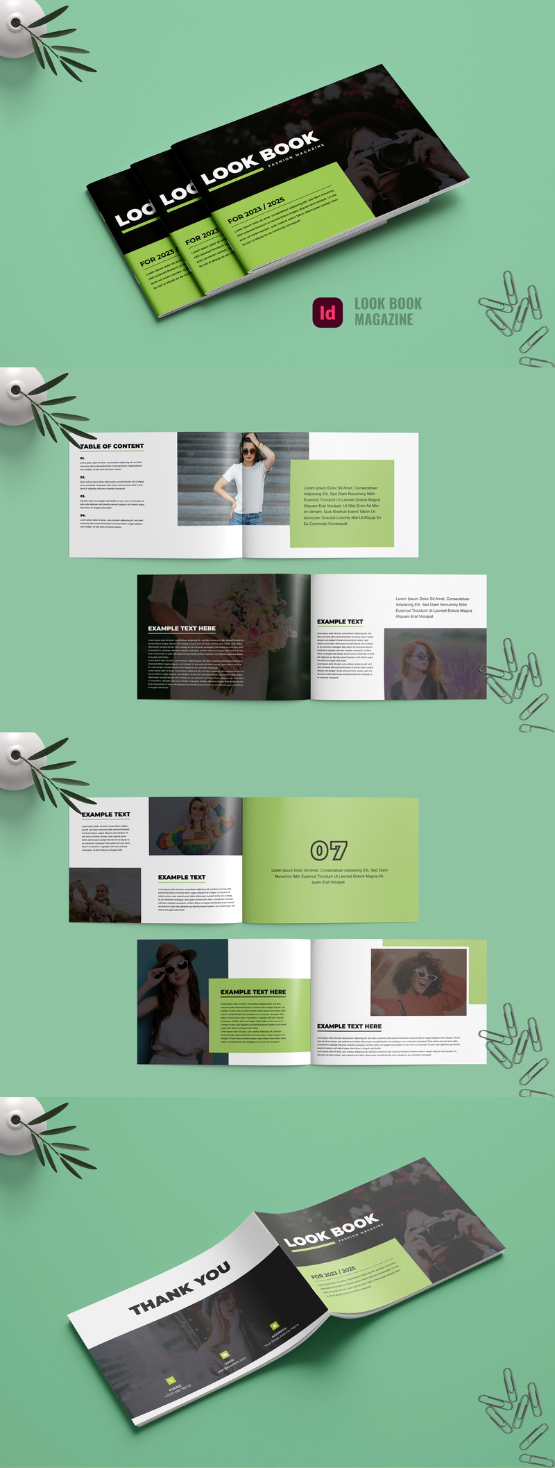 LookBook Magazine Template Design #329743 - TemplateMonster