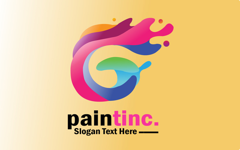 Creative Pain Brush Logo - Logo Template - TemplateMonster