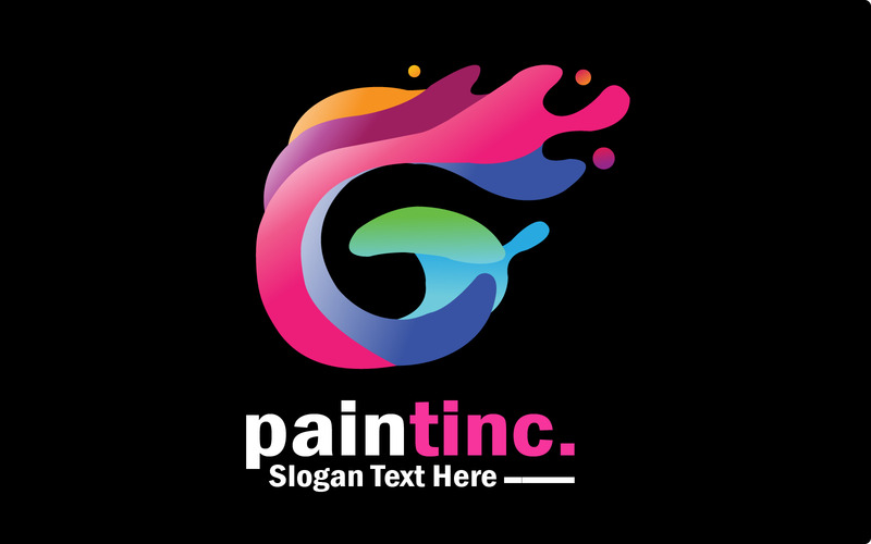 Creative Pain Brush Logo - Logo Template - TemplateMonster