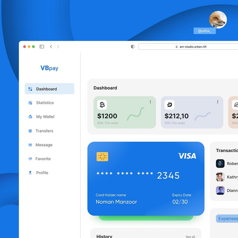 VB Pay Banking Mobile Theme #330219 - TemplateMonster