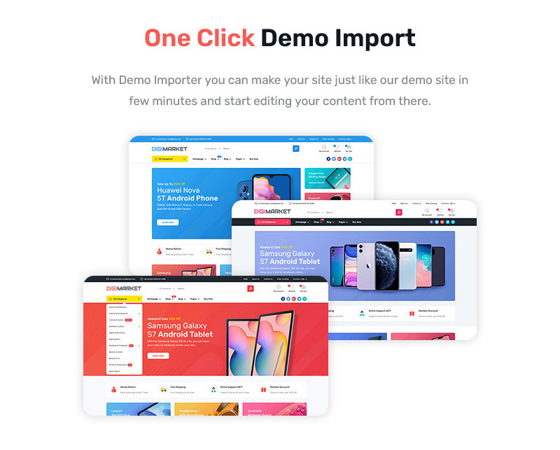 DigiMarket - Tema WooComrece Wordpress - TemplateMonster