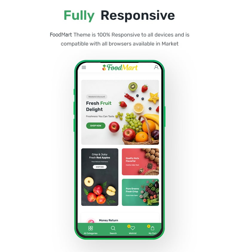 FoodMart - Organic Food WooCommerce WordPress Theme
