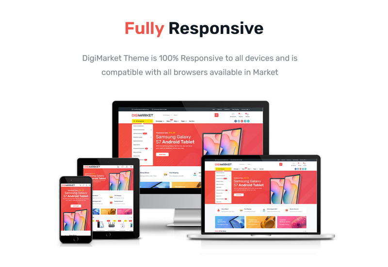 DigiMarket - Tema WooComrece Wordpress - TemplateMonster