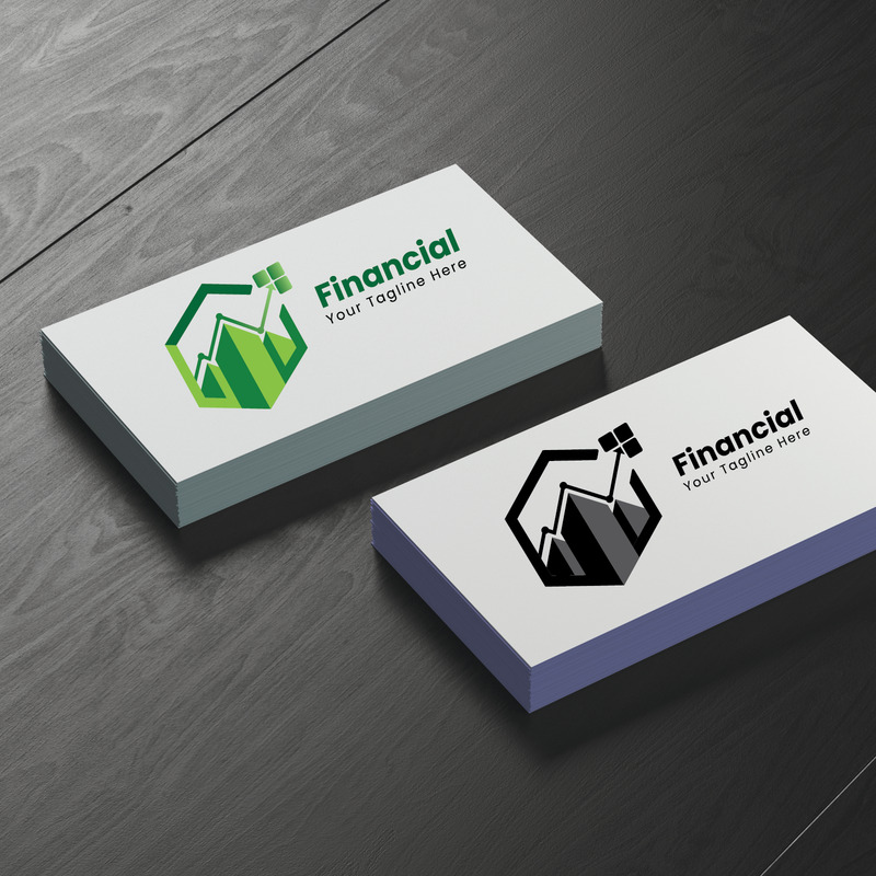 Finance Logo Design Template #334673 - TemplateMonster