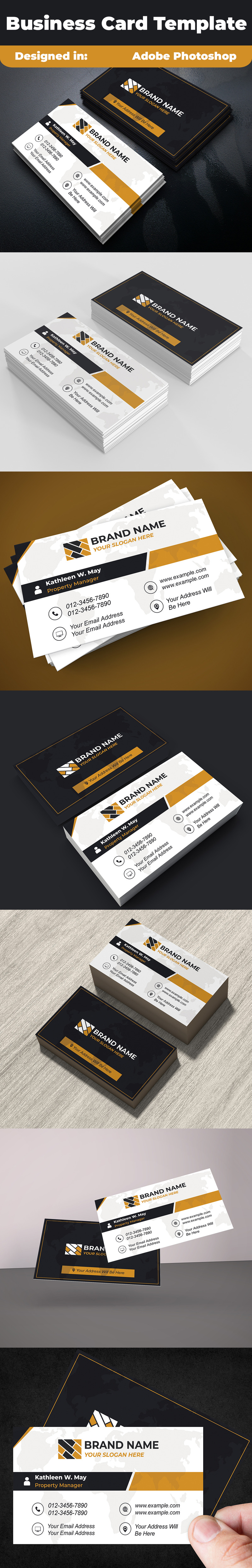 Stylish Business Card For The Modern Executive Visiting Cards ...