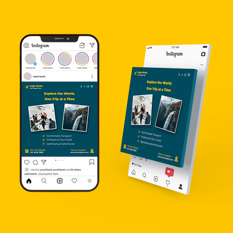 Cultural & Historical Tour Post Templates | Editable PSD for Travel ...