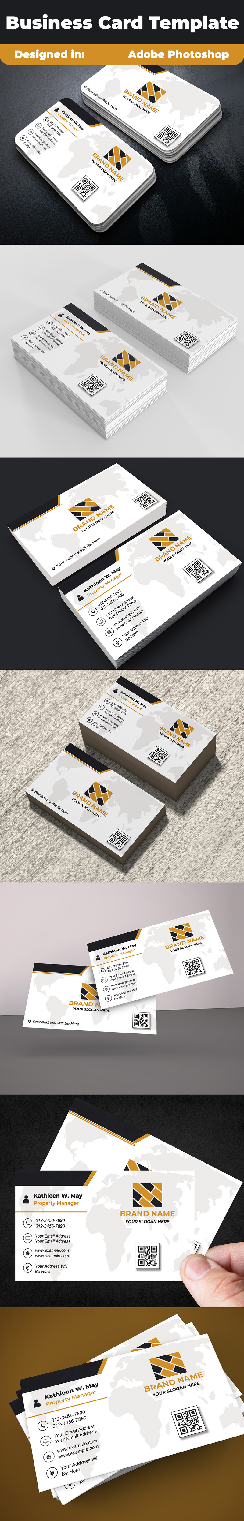 Stylish Business Card For The Modern Executive Visiting Cards ...