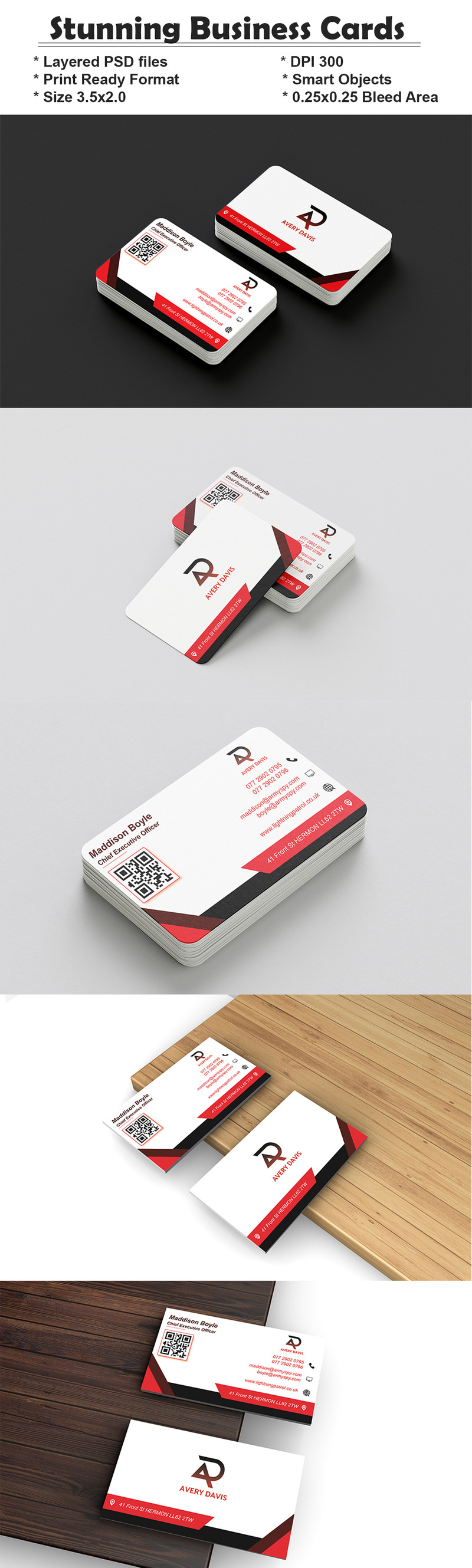 Stunning and Creative visiting Card - Ready to use - printable format