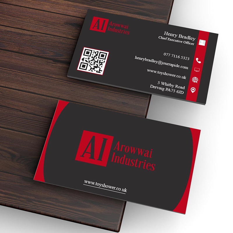 Clean and Minimal Business Card Design Template - Multi Color Business Card