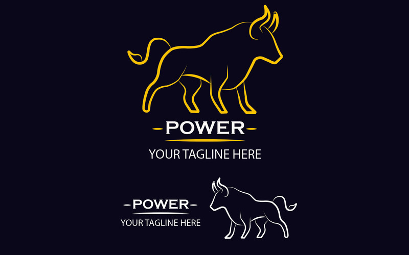 Template Bull Logo, and Power Logo #339588 - TemplateMonster