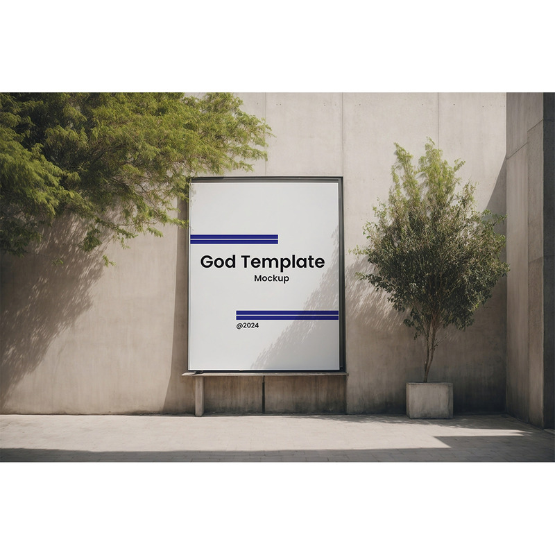 Outdoor Poster Mockup #01 #367306 - TemplateMonster