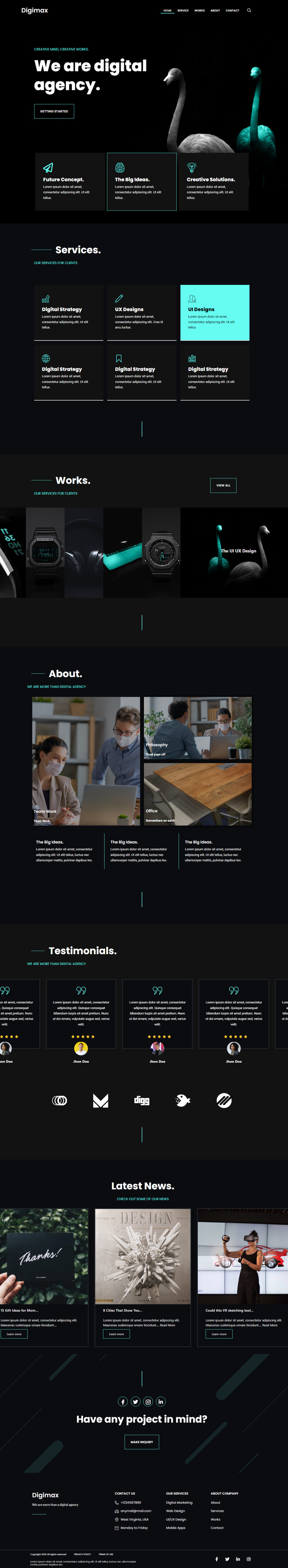 Digimax - Digital Agency and IT Solution WordPress Theme