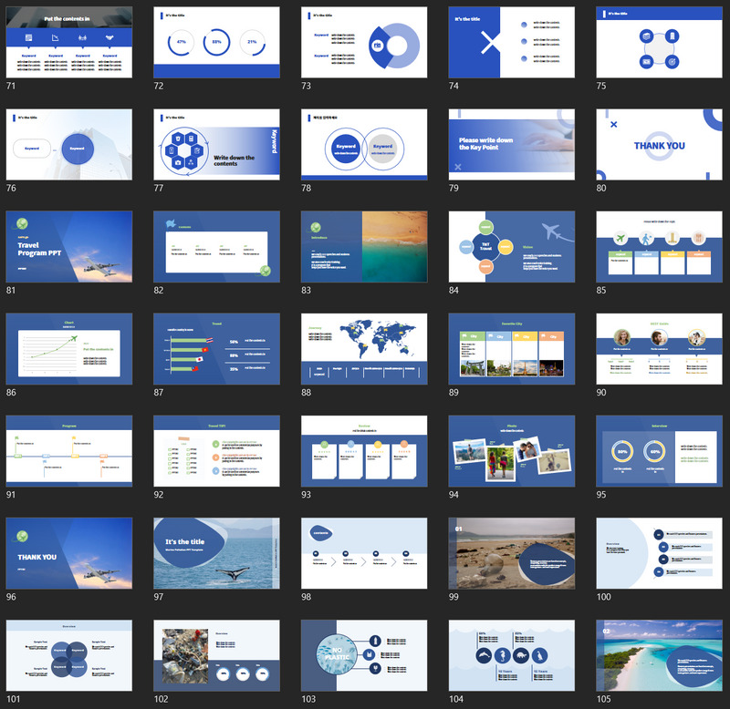 MAVİ İş Tema Paketi PowerPoint Sunumu - TemplateMonster