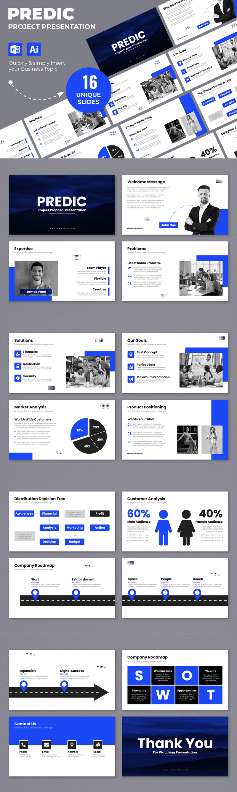 Minimal Project Proposal Presentation Template