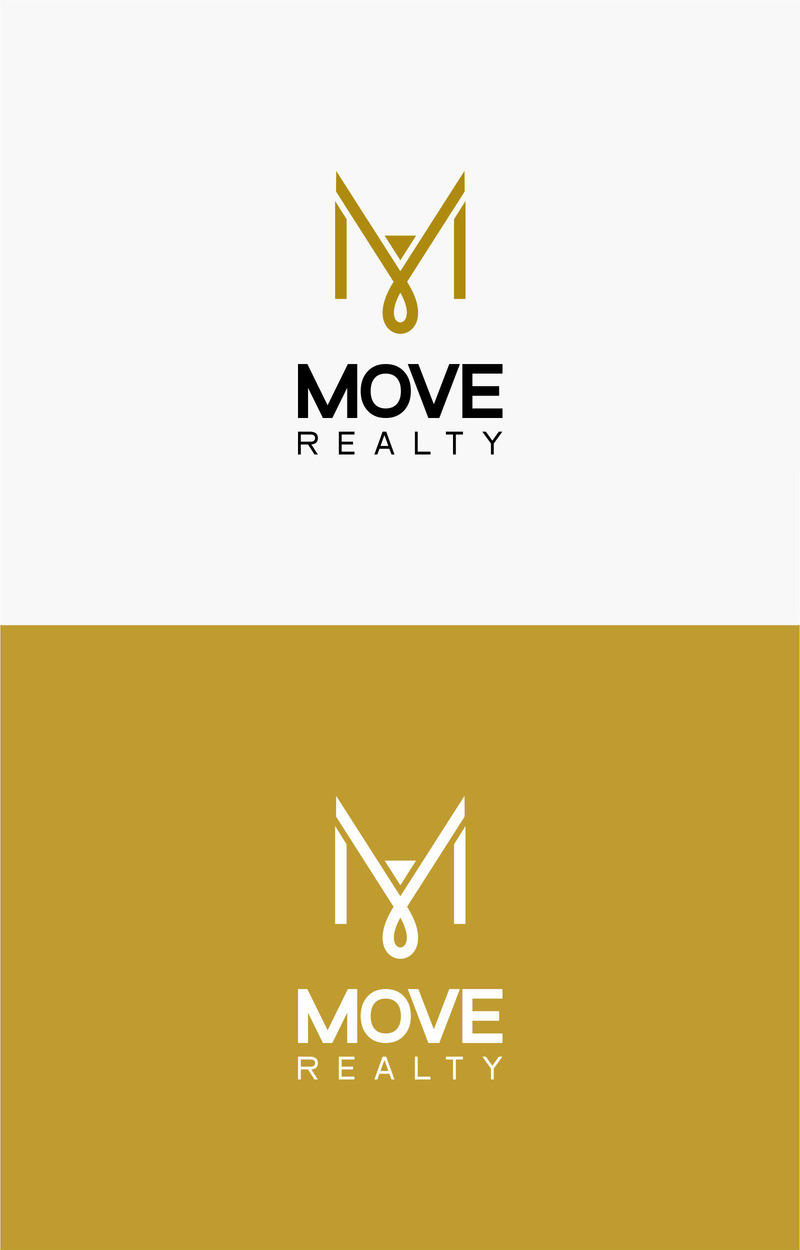 Letter M Eagle_MOVE REALITY Logo Template - TemplateMonster
