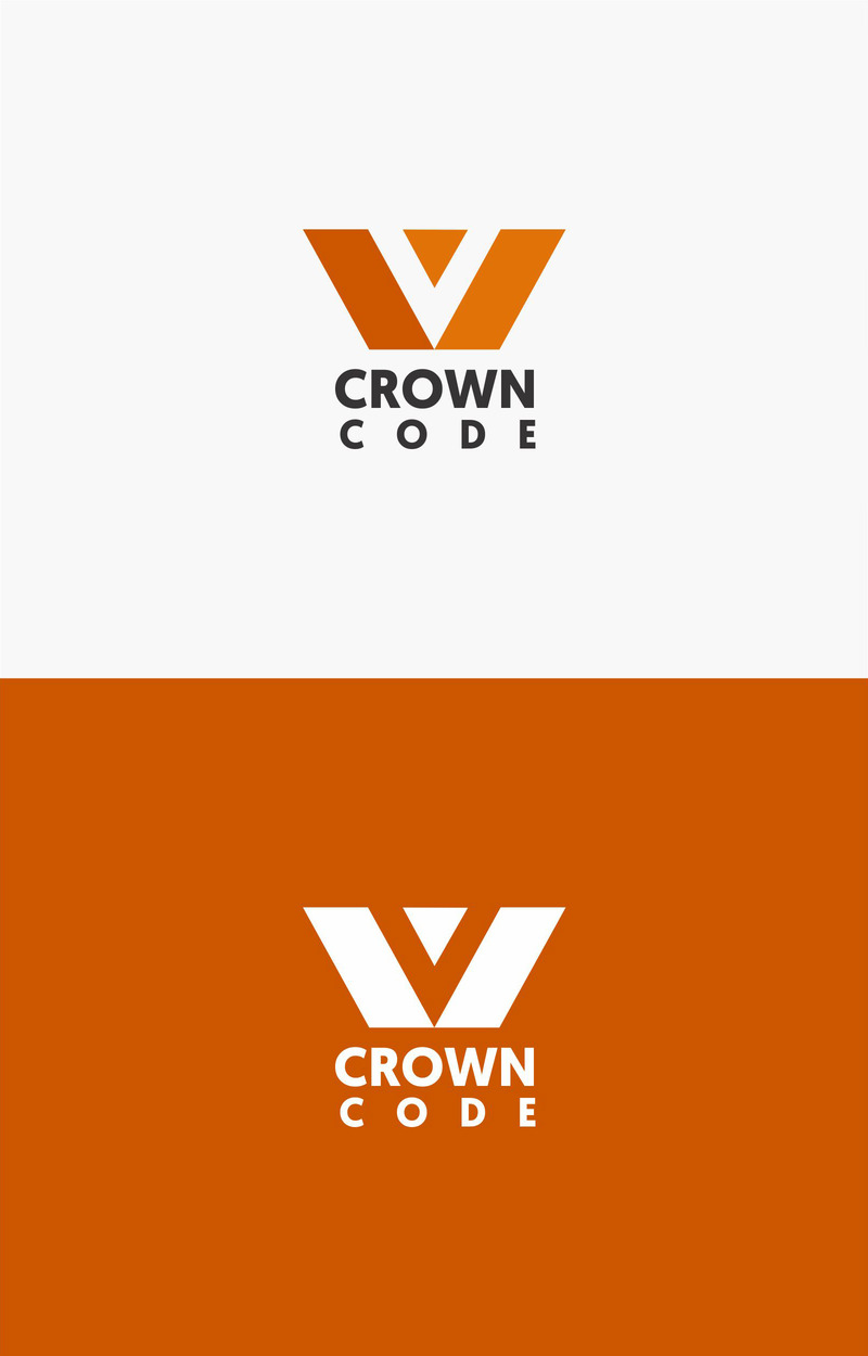 Crown Code Logo Design Template #344828 - TemplateMonster