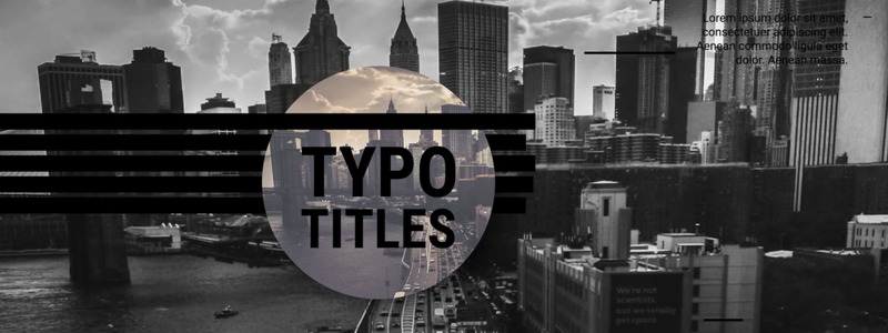Stylish Typography - After Effects Template