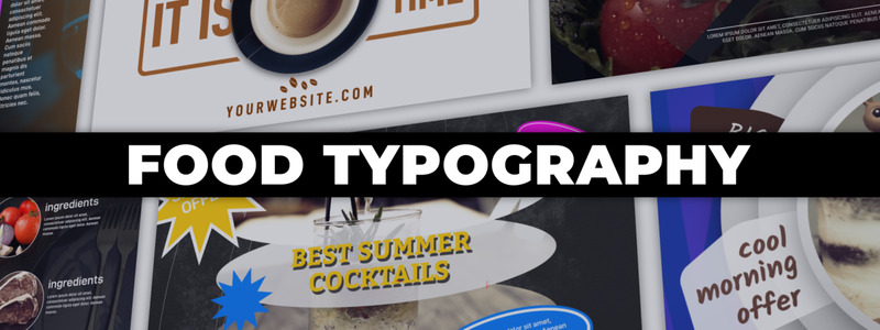 Food Typography - Premiere Pro Template - TemplateMonster