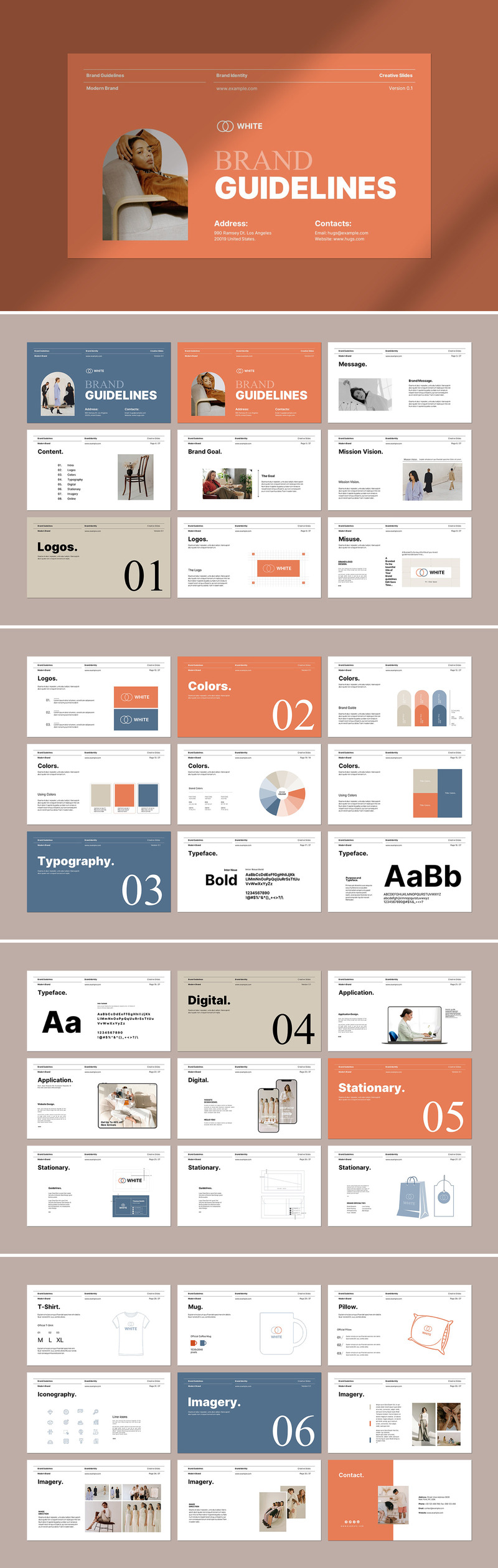 Brand Guidelines PowerPoint Layout #364222 - TemplateMonster