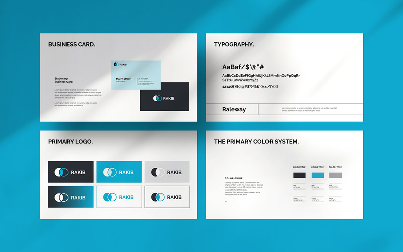 Branding Guidelines PowerPoint Template - TemplateMonster