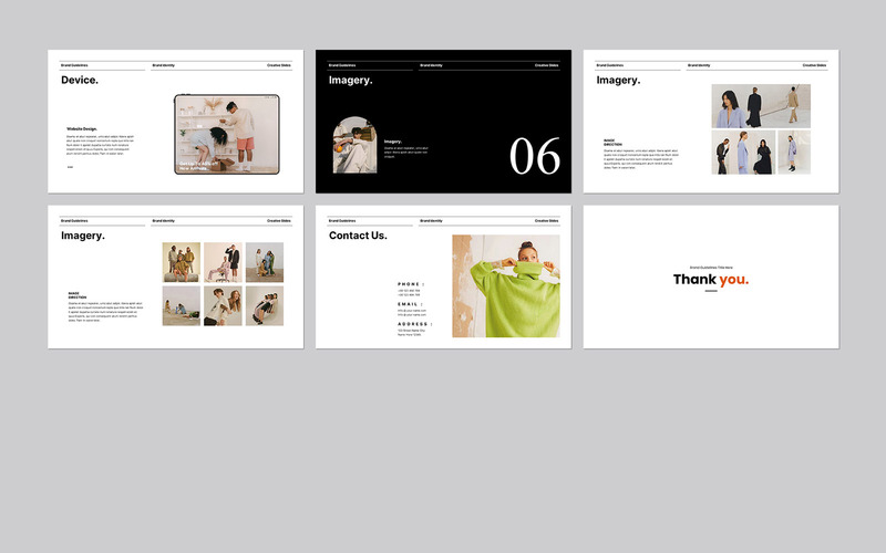 Creative Brand Guideline PowerPoint Template