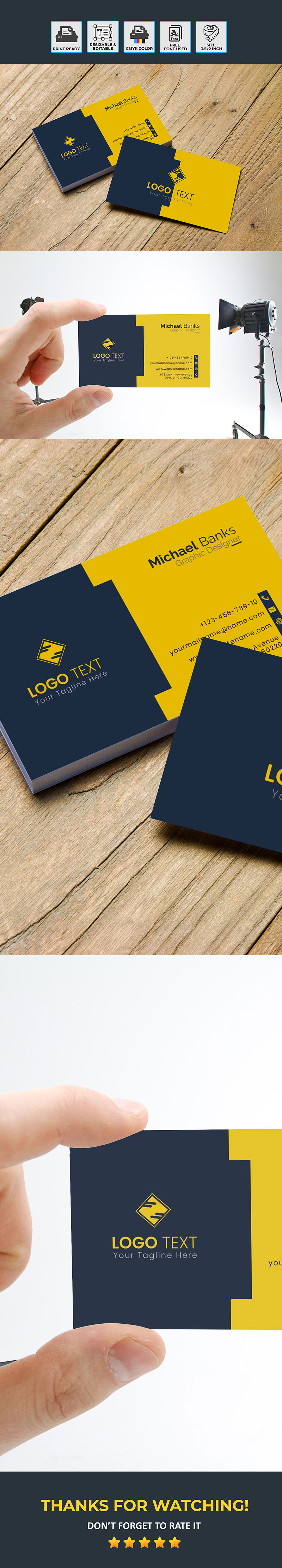 Top Personal Business Card Templates - Card Craft Studio