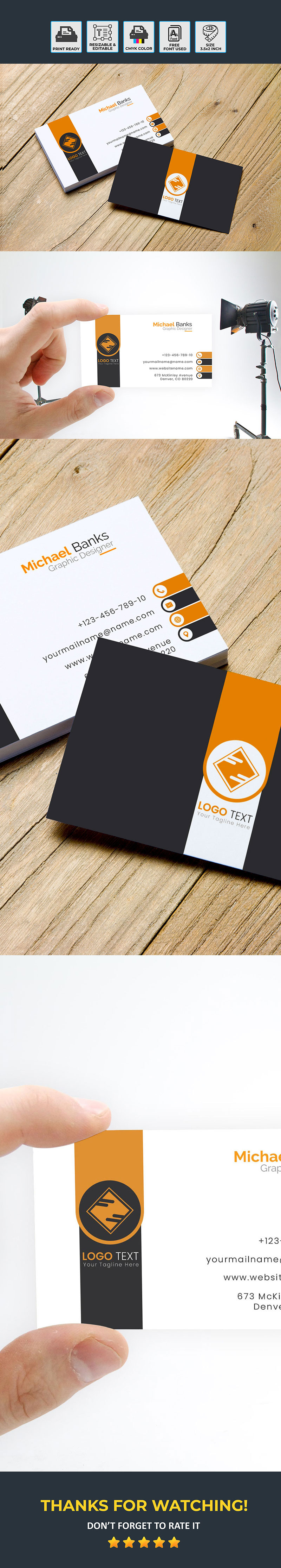 Creative Business Card Design - Biz Bloom Templates