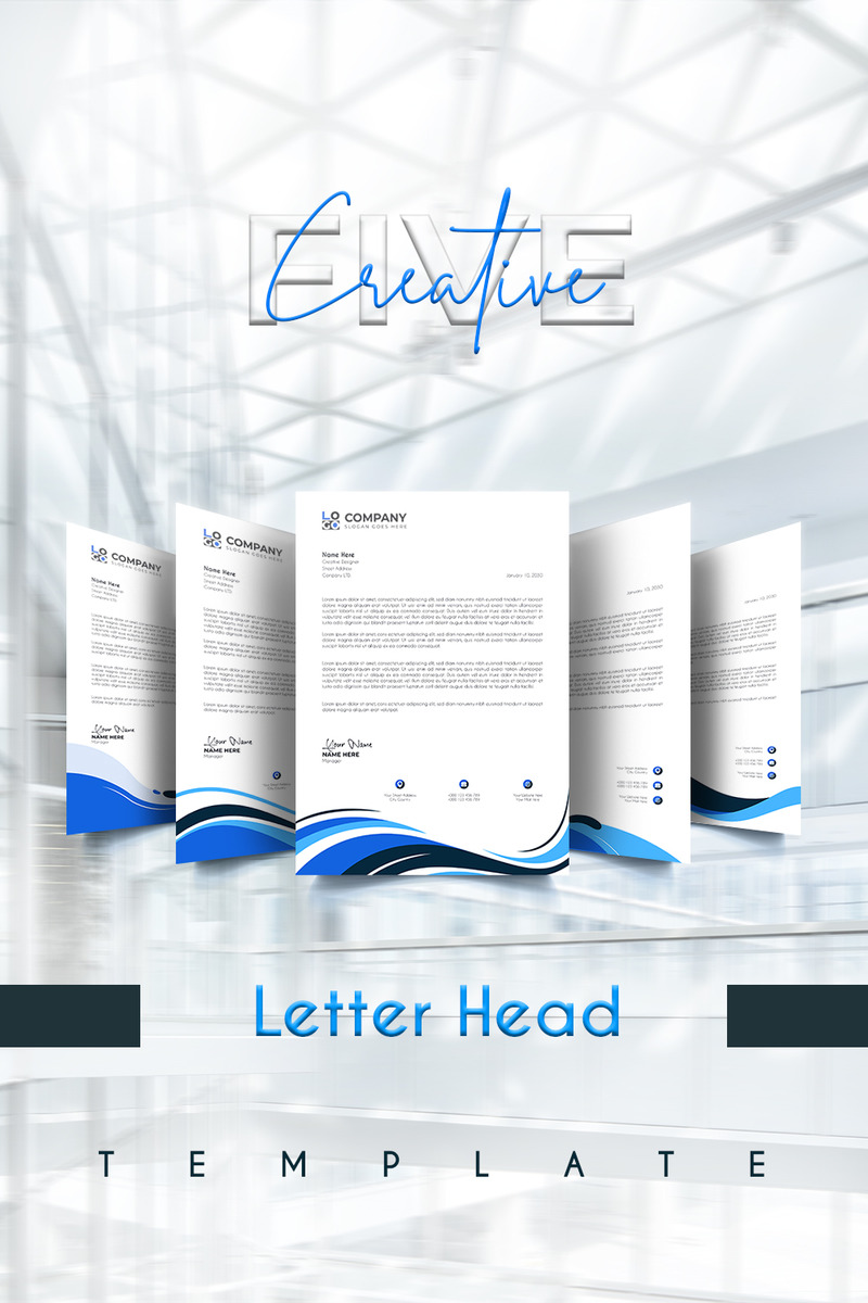 Corporate Business Letter Head Template. - TemplateMonster