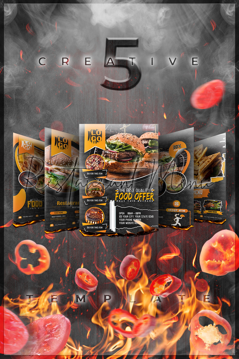 Restaurant Special Food Menu Template. - TemplateMonster