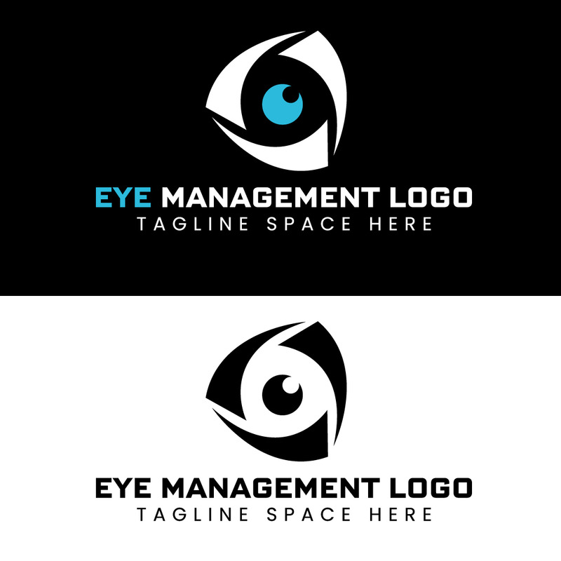 Eye management logo Brand Logo Template - TemplateMonster