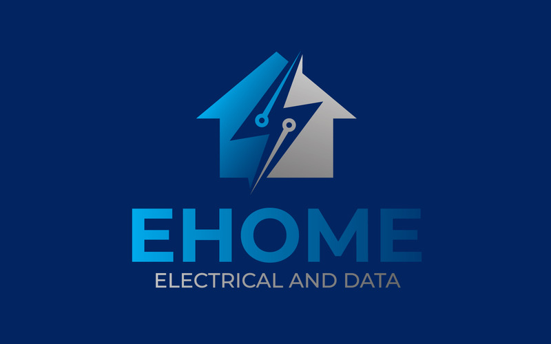 Smart E Home Tech Logo Vector. logo design, - TemplateMonster