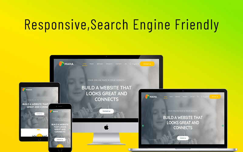 MAHA - Free Creative Agency & Portfolio HTML5 Template