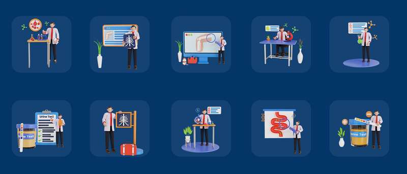 3D Illustration of Medical Laboratory - TemplateMonster